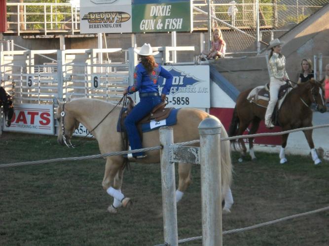Contestants on horseback dazzle crowd, 2 gallop their way to royalty ...