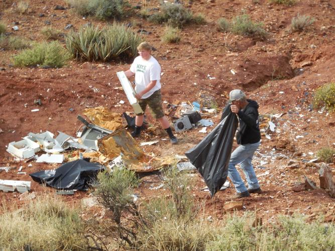 ‘Clean up after yerself’; Desert RATS picks up shooting debris, burn ...