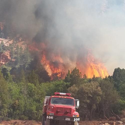 Crews continuing to battle Dry Canyon fire near Parowan, motorists ...
