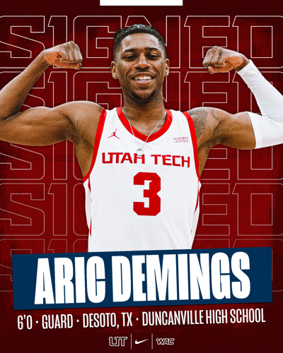 Utah Tech Trailblazers sign top Texas prep point guard Aric Demings to ...