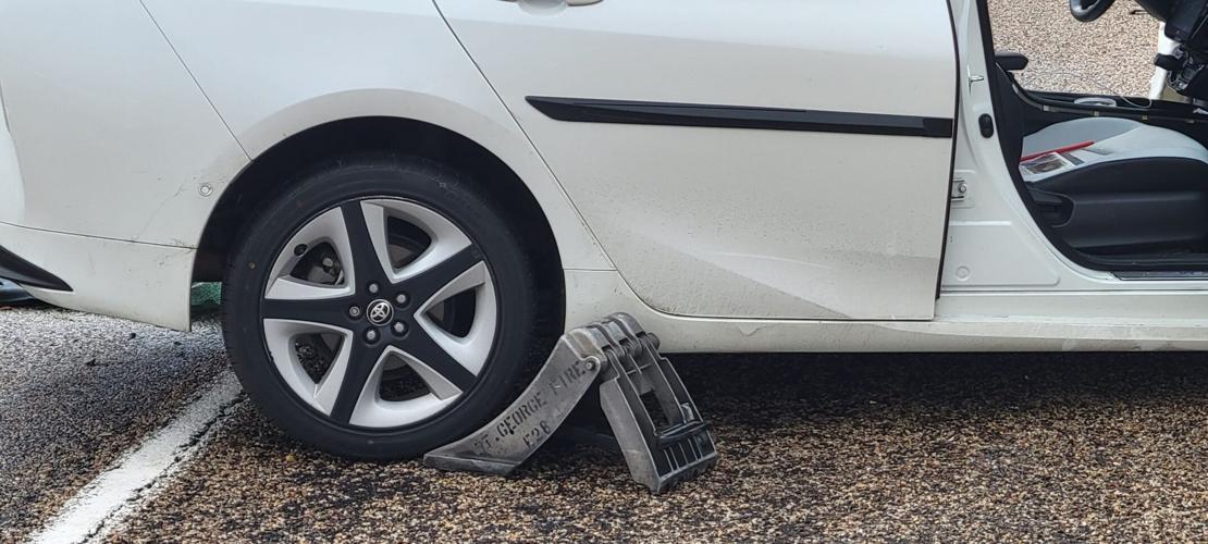 T-bone collision between pickup and Prius culminates a slipping and ...