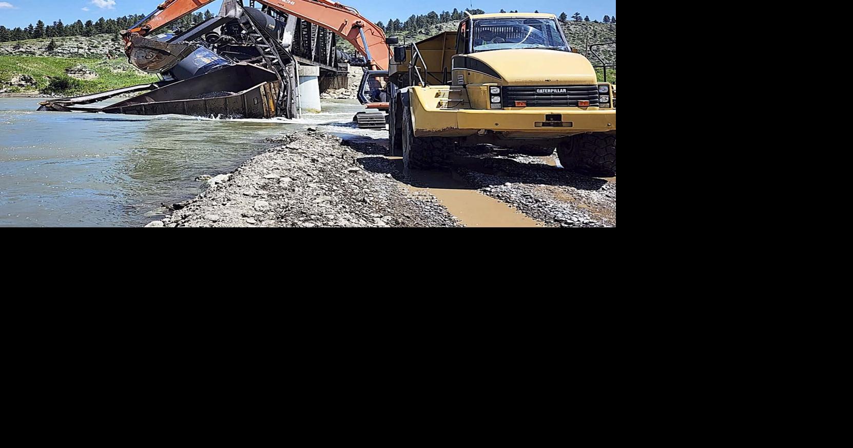 All rail cars cleared from bridge and river, crews clean up more than ...