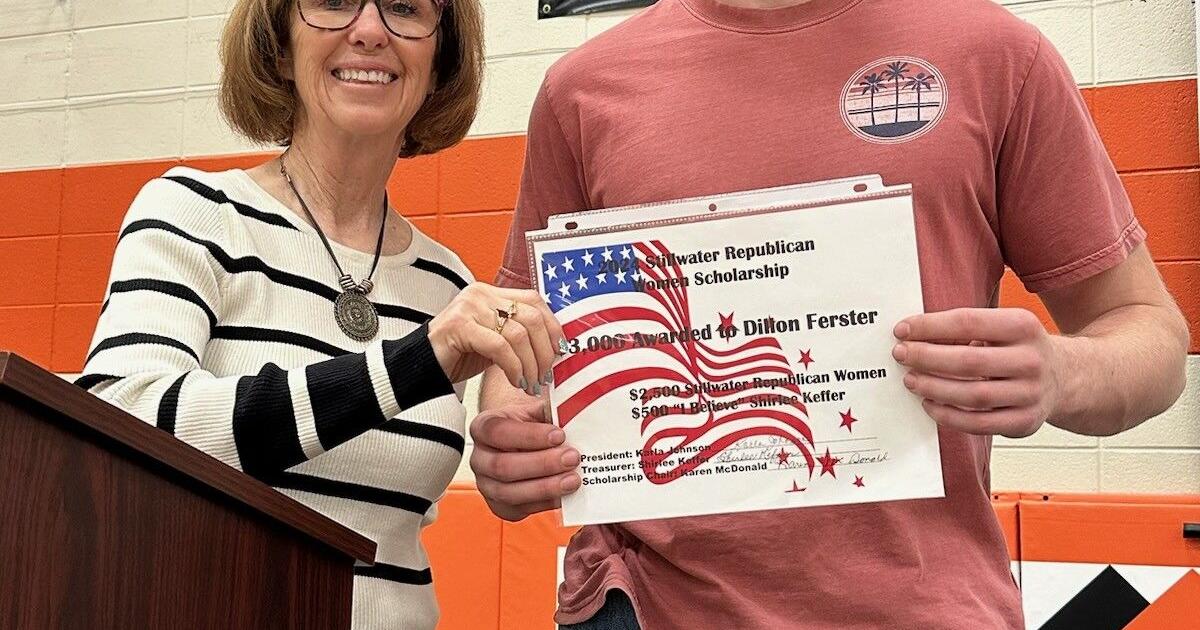 Dillon Ferster awarded $3,000 scholarship | News | stillwatercountynews.com