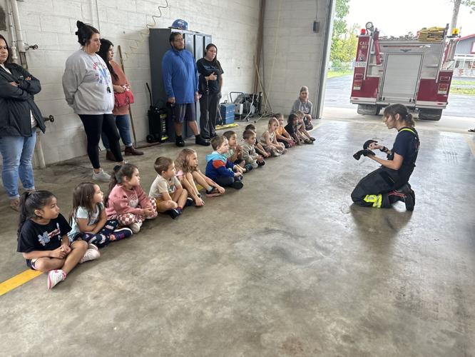 Sparking education: Maryetta students learn fire safety at Stilwell FD ...