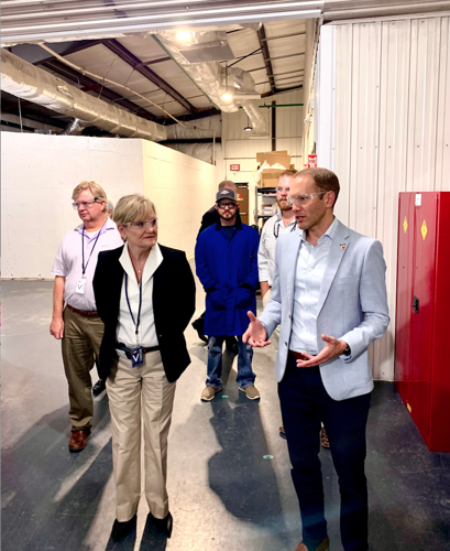 US Sen. Cindy Hyde-Smith Tours Adranos | Local News ...