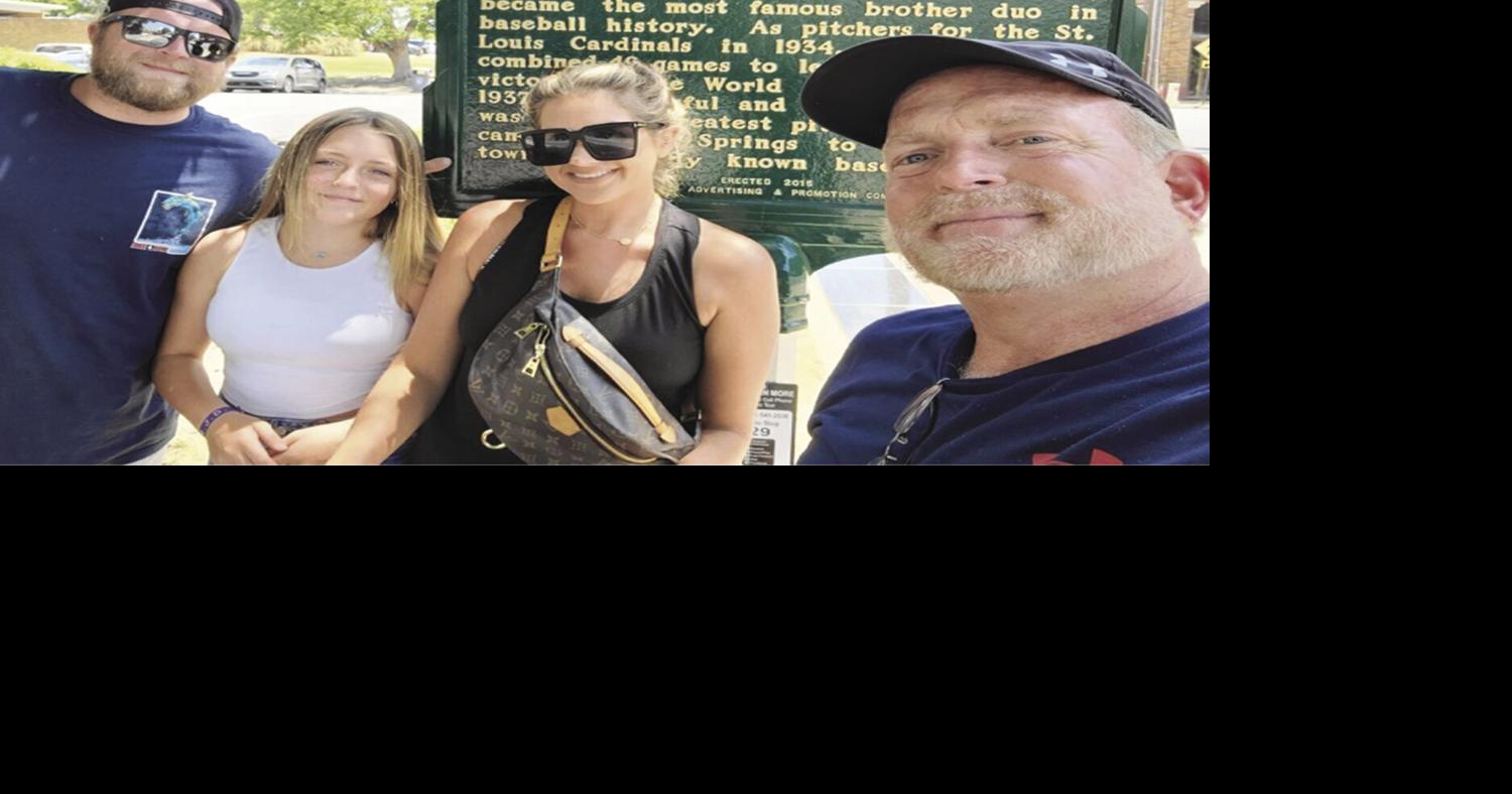 Wiggins Family Makes Pilgrimage to Jay "Dizzy" Dean State Marker ...