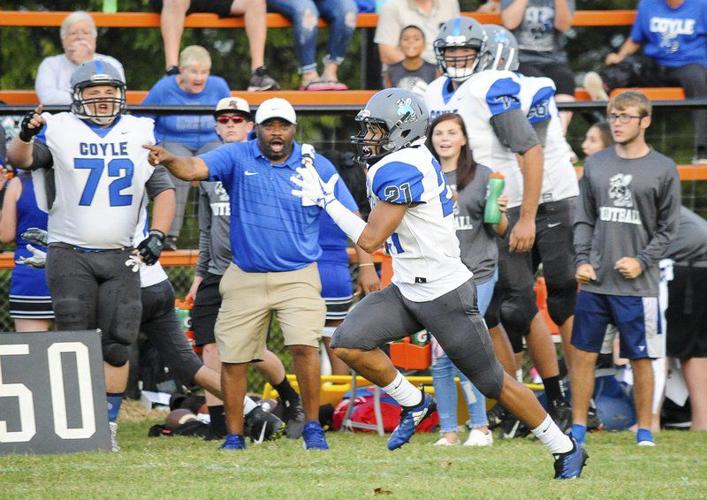 All-Area Football: Coyle senior Caine sets 8-man rushing record ...