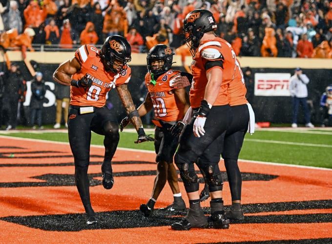 Ollie Gordon's five TDs help OSU win thriller over BYU, advance to Big ...