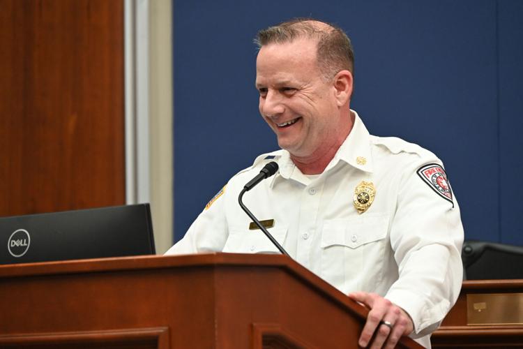 SFD honors Chief Essary at service award ceremony | News | stwnewspress.com