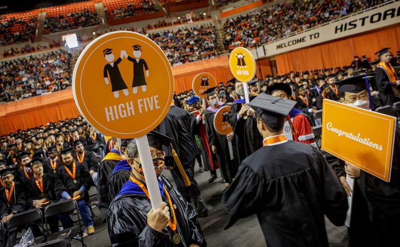 President Shrum presides over first commencement as ceremonies return ... President Shrum presides over first commencement as ceremonies return ...
