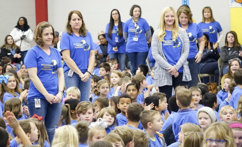 Westwood Elementary holds assembly celebrating National Blue Ribbon ...