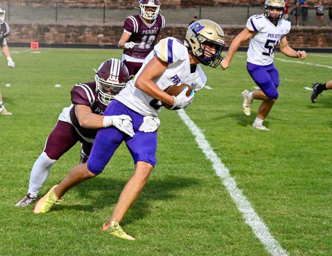 PHOTO GALLERY: Perry High football opens season against Mannford with ...