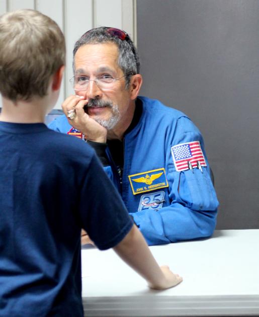 Out of this world: Astronaut John Herrington inspires in speech | News ...