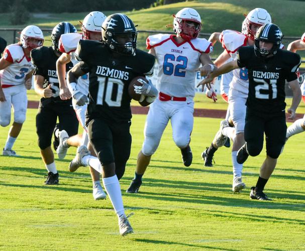 Perkins-Tryon football opens season with dominant win against Chisholm ...