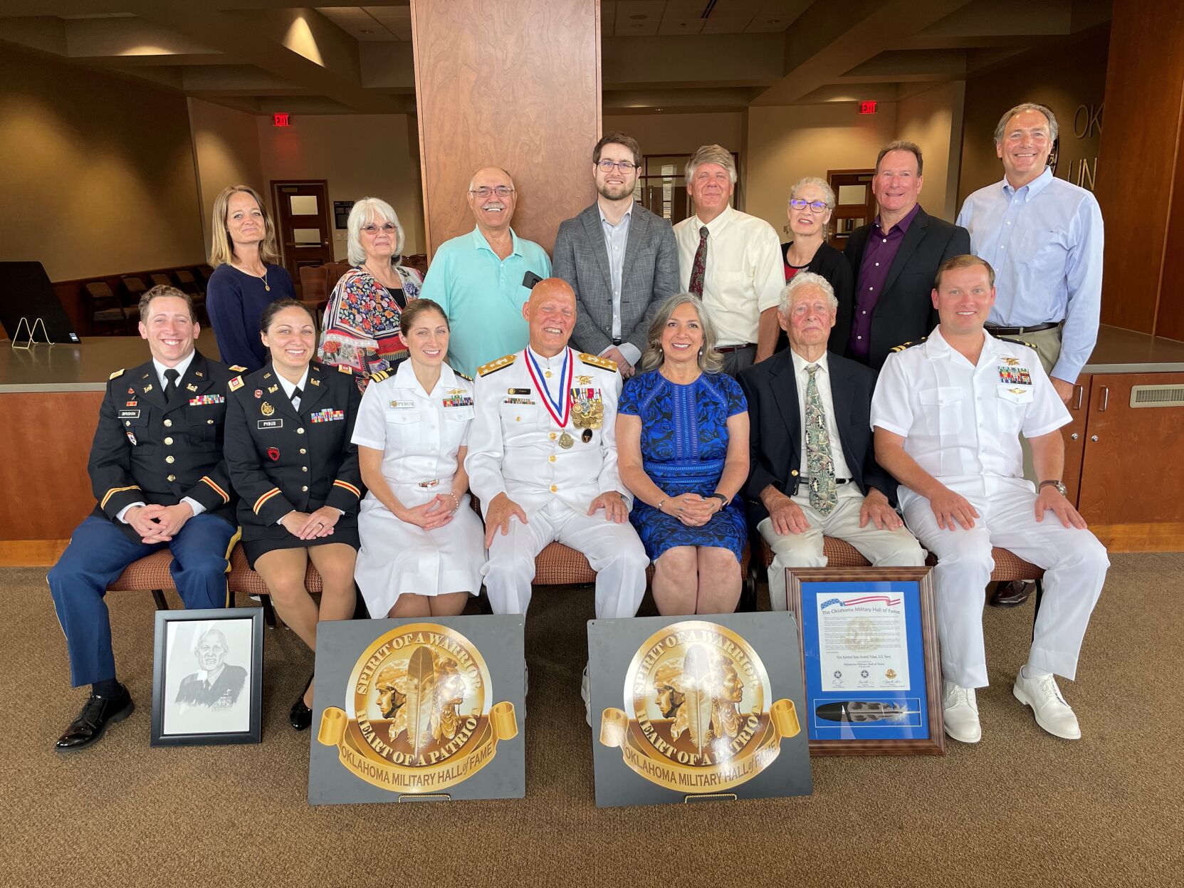 Vice Admiral Sean Pybus Inducted into Oklahoma Military Hall of Fame ...