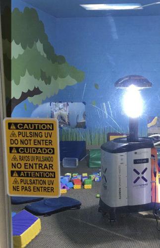 SMC demonstrates germ-zapping robot at Wondertorium | Local News ...