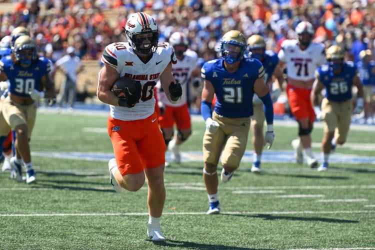 Former Pioneer Josh Ford scores first touchdown for OSU against Tulsa ...