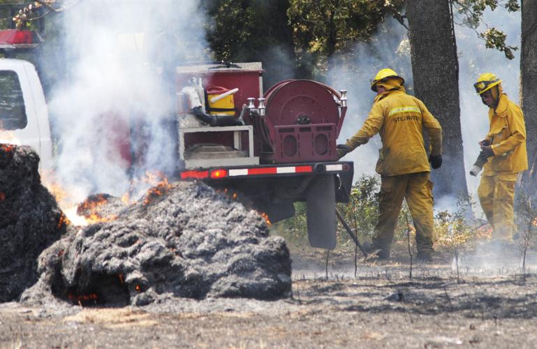 NEW: Stillwater and Ingalls fire departments battle hayfield fire ...