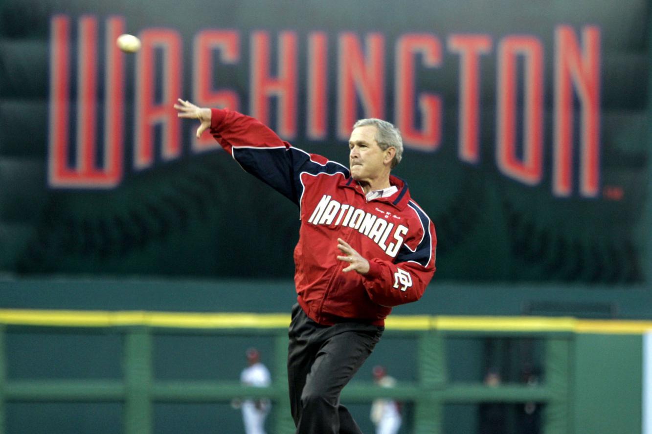 Report George W Bush To Throw Out First Pitch At Obrate Stadium