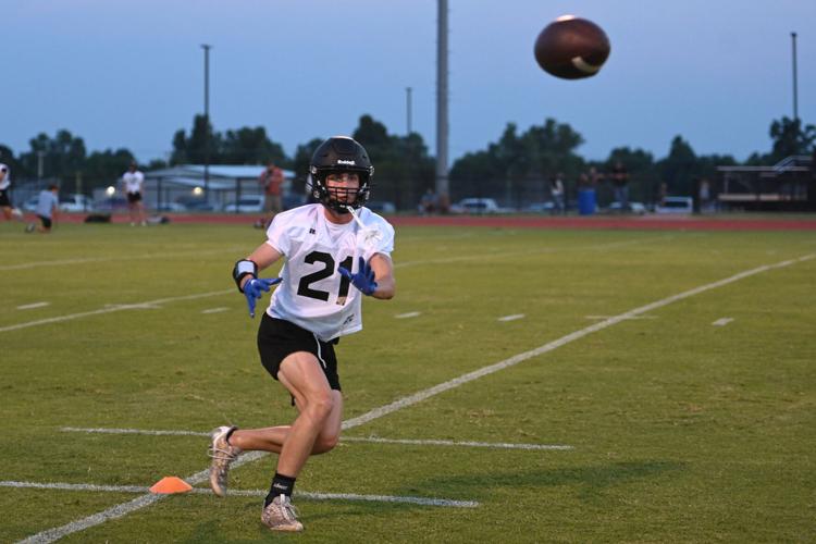 Under the LIghts: Perkins-Tryon holds first fall practice | Sports ...