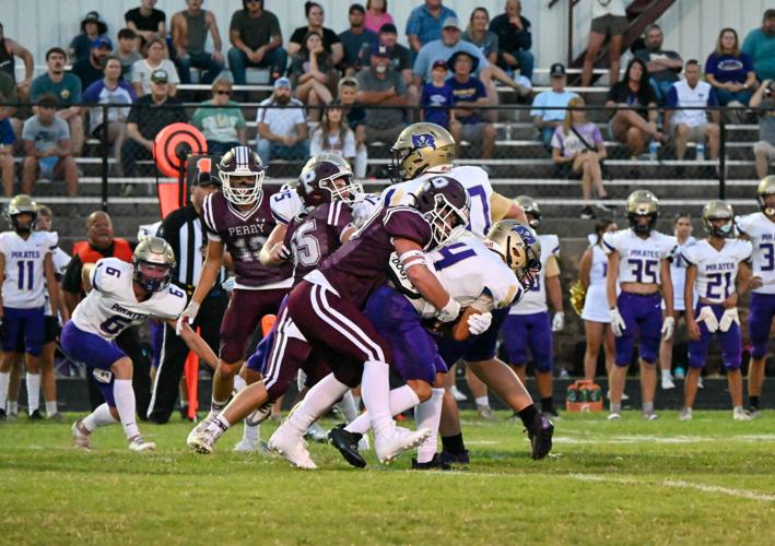 PHOTO GALLERY: Perry High football opens season against Mannford with ...