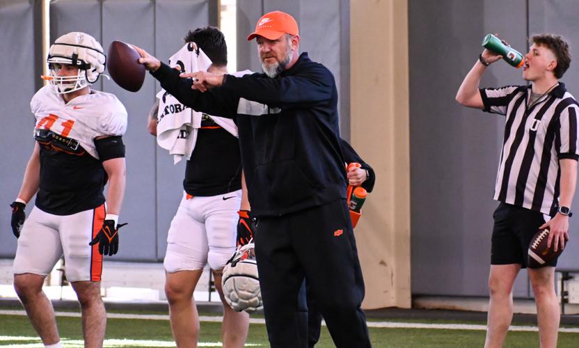 PHOTO GALLERY: Cowboy football starts second week of spring practice in ...