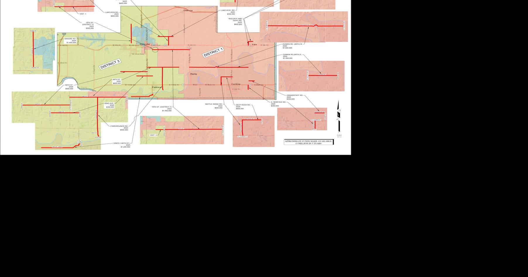 County commissioners release five-year road improvement plan | News ...
