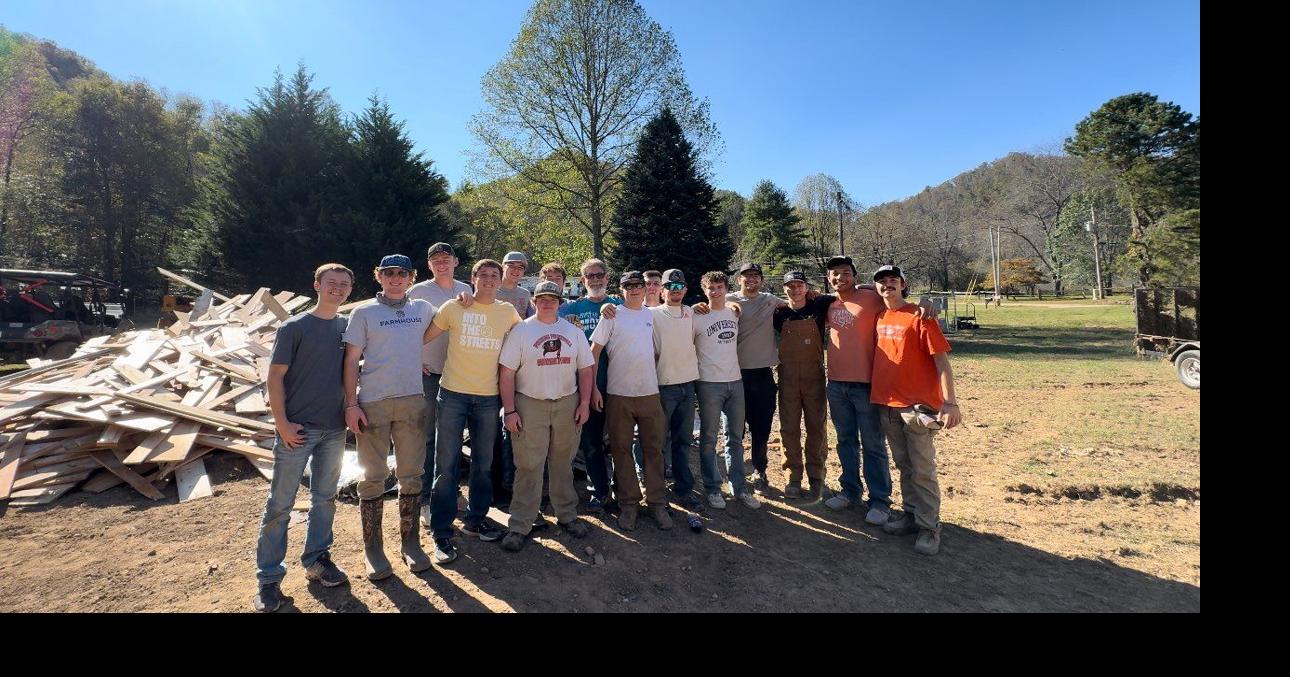 OSU FarmHouse Fraternity helps town of Butler build back after Helene ...