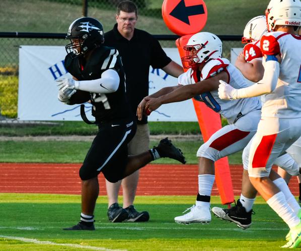Perkins-Tryon football opens season with dominant win against Chisholm ...