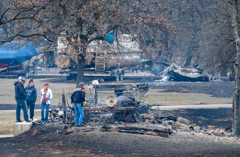 PHOTO GALLERY: Multiple mobile structures burn on west side of ...