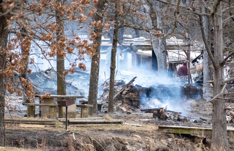 PHOTO GALLERY: Multiple mobile structures burn on west side of ...