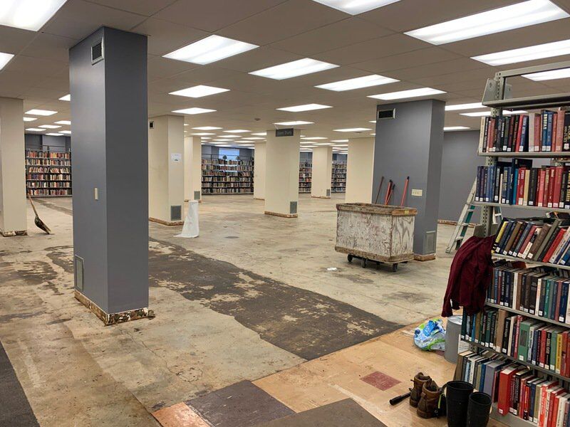 Edmon Low Library undergoing renovations | News | stwnewspress.com