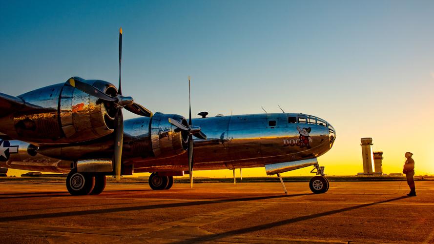 Restored B-29 Superfortress 'flying museum' lands at Stillwater ...