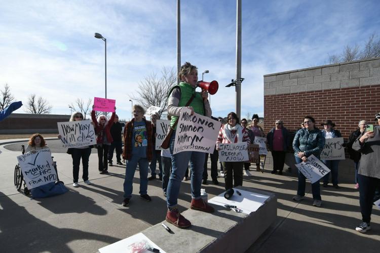 Dozens protest Hanchett's treatment, death inside County detention ...