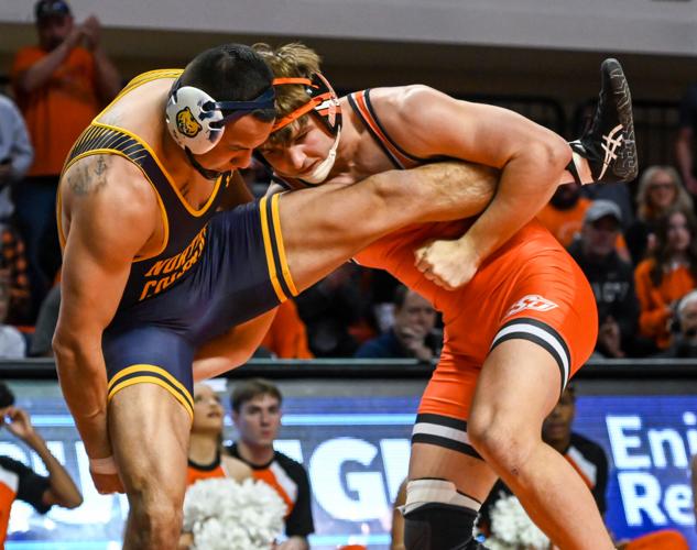 Cowboy wrestling takes control of dual against Northern Colorado ...