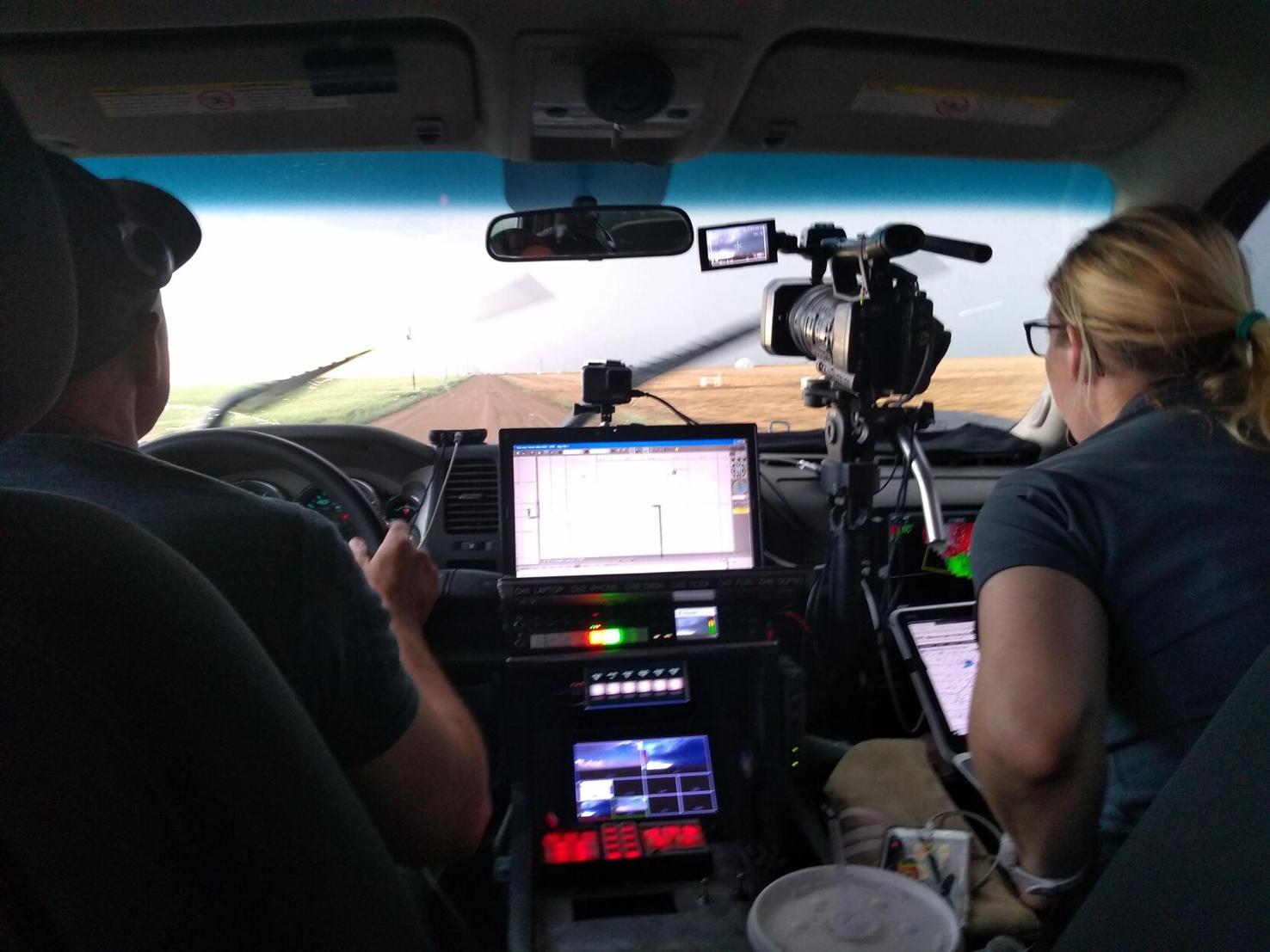 News 9 storm chasers Val and Amy Castor recall March 14 fires | News ...