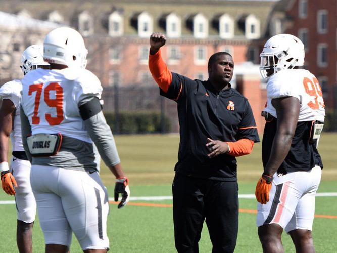Tracking Oklahoma State football coach Eric Morris' staff and front ...