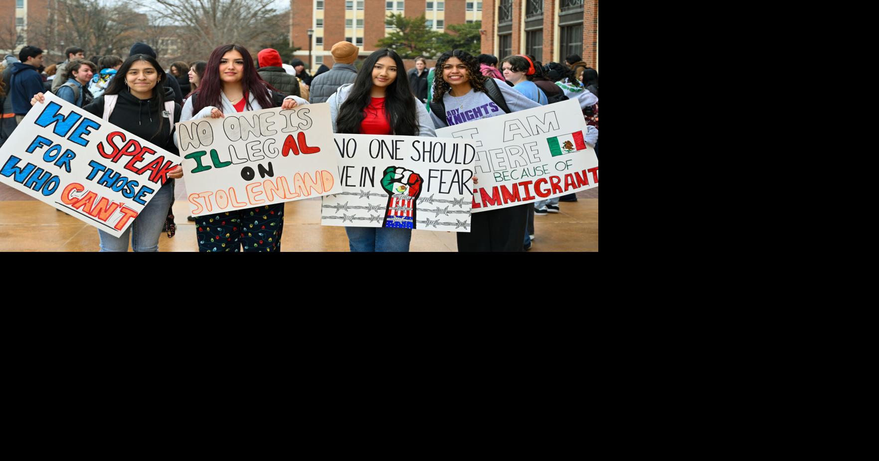 OSU Hispanic Student Association protests "in solidarity with ...
