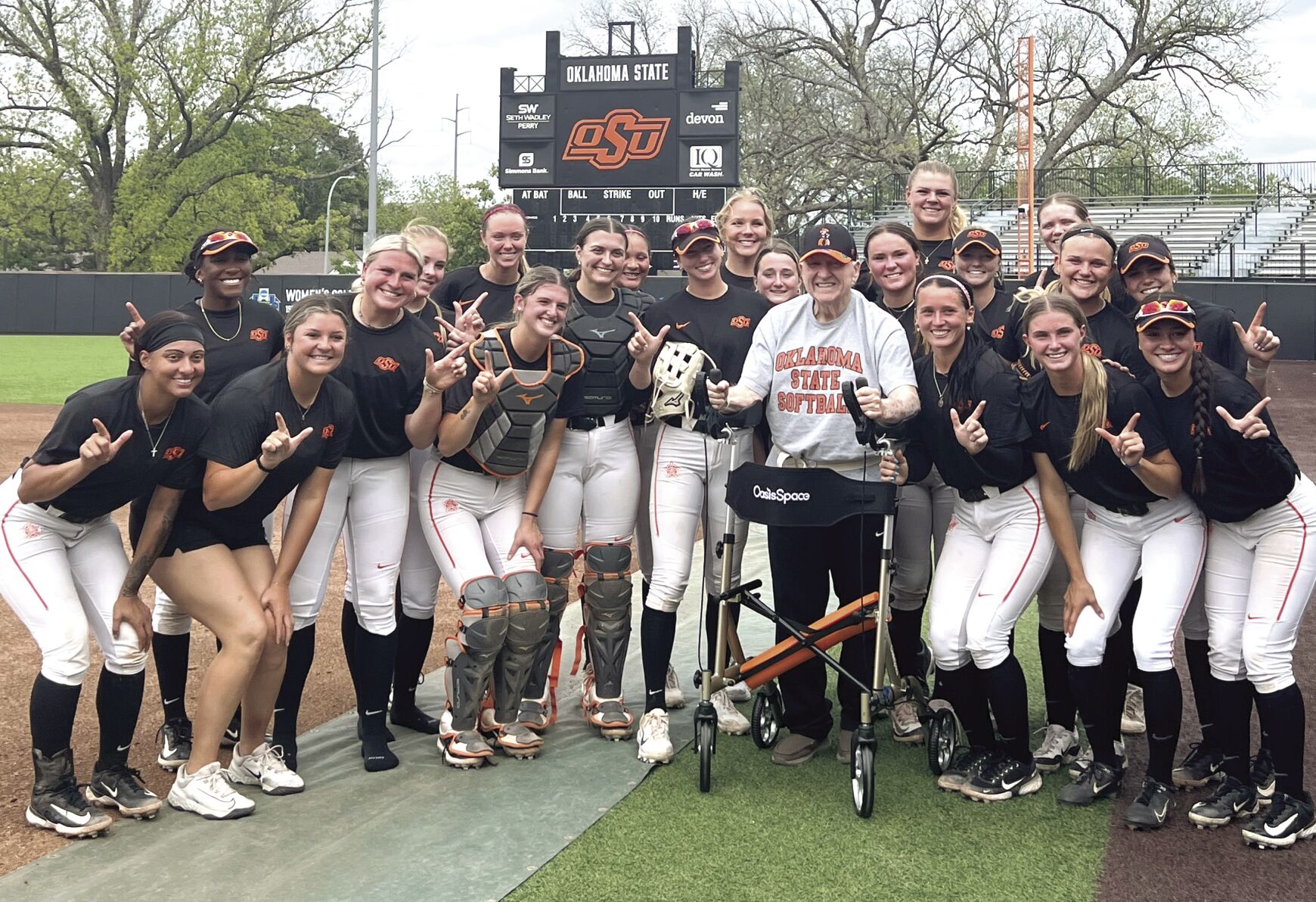 OSU Softball celebrates superfan’s successful rehab | News ...