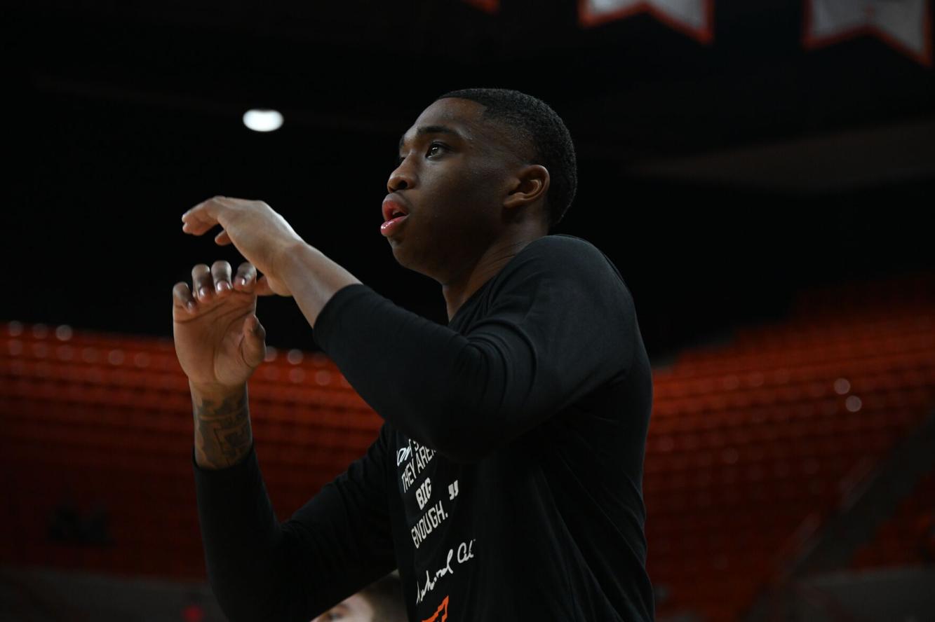 Oklahoma State freshman center Brandon Garrison enters the transfer ...