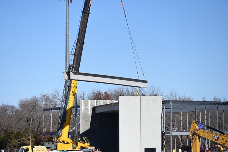 New SHS takes shape as crews lay beams | News | stwnewspress.com