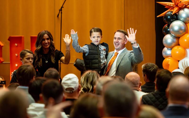 PHOTO GALLERY: Eric Morris introduced as Oklahoma State football's new ...