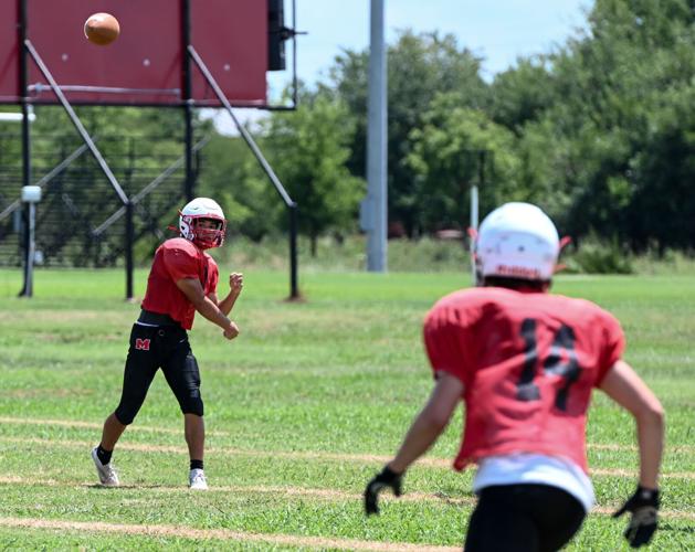PHOTO GALLERY: Morrison football team gets to work under sweltering sun ...