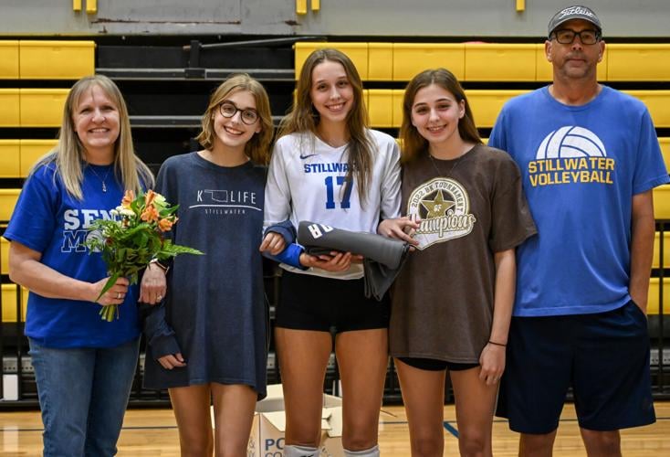 PHOTO GALLERY: Stillwater High volleyball recognizes seniors, families ...