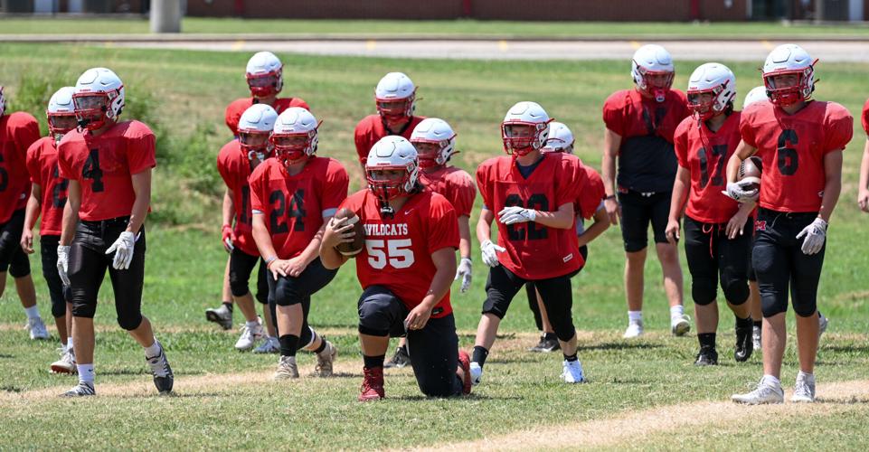 PHOTO GALLERY: Morrison football team gets to work under sweltering sun ...