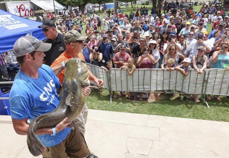 Okie Noodling tournament wows fans with big fish, unique events | News ...