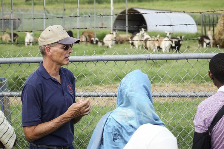 Mandela Fellows visit Langston University goat research center | News ...