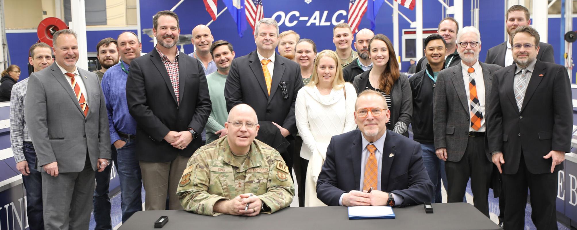 OSU and Tinker Air Force Base sign immediate partnership agreement ...