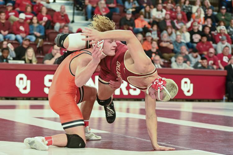 Unranked Cowboy wrestlers flourish in Oklahoma State's 150th Bedlam win ...