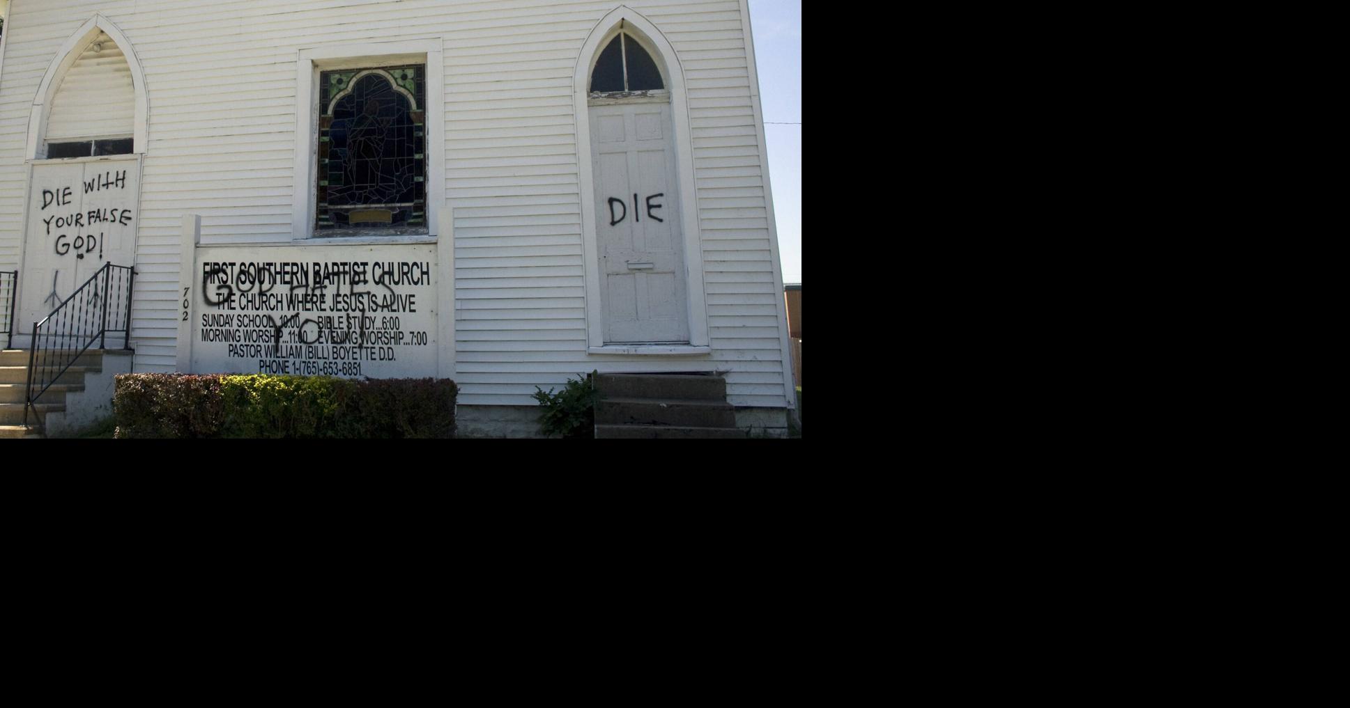Three churches tagged with Graffiti on city's southside | Archives ...